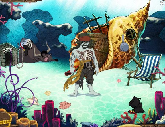 Pirates of the Undead Sea - Adventure Flash game | Onlinegamesector.com