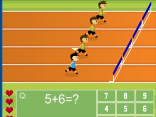 Math Hurdles - Action Flash game | Onlinegamesector.com