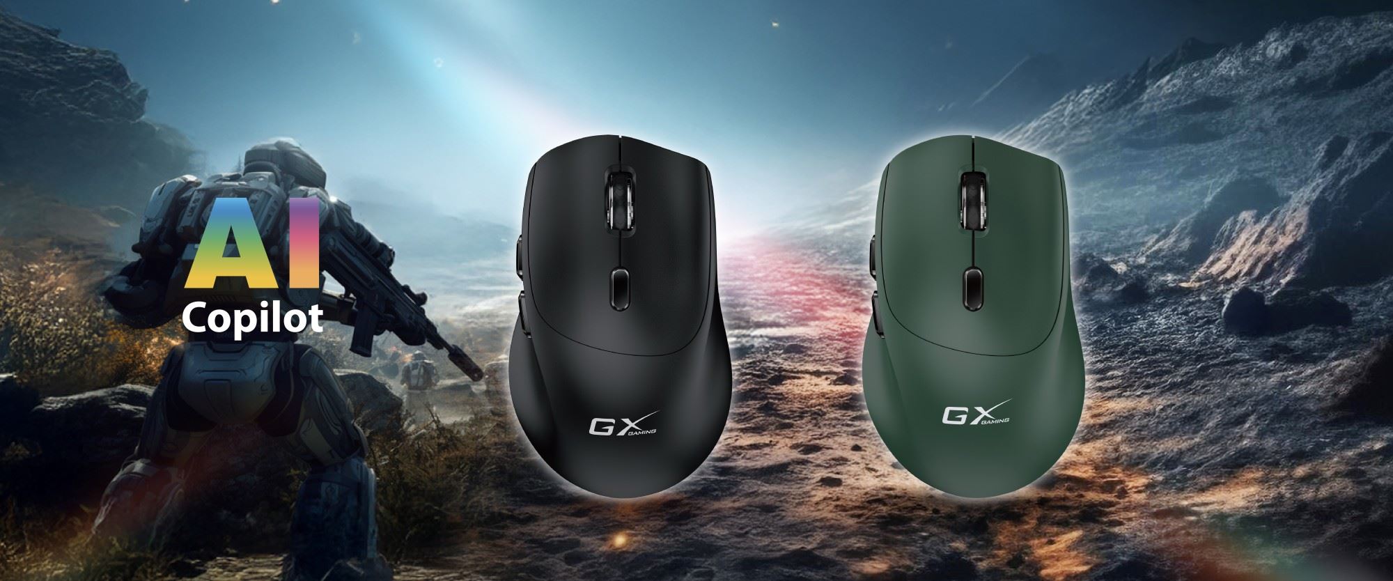 Genius Scorpion M8100 - bezdrôtová myš s podporou AI Copilot | Sector.sk